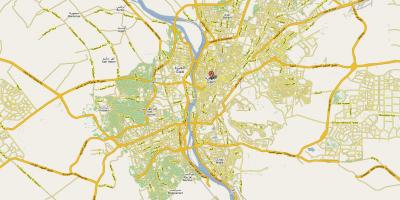 Le caire carte - Cartes Caire (Egypte)